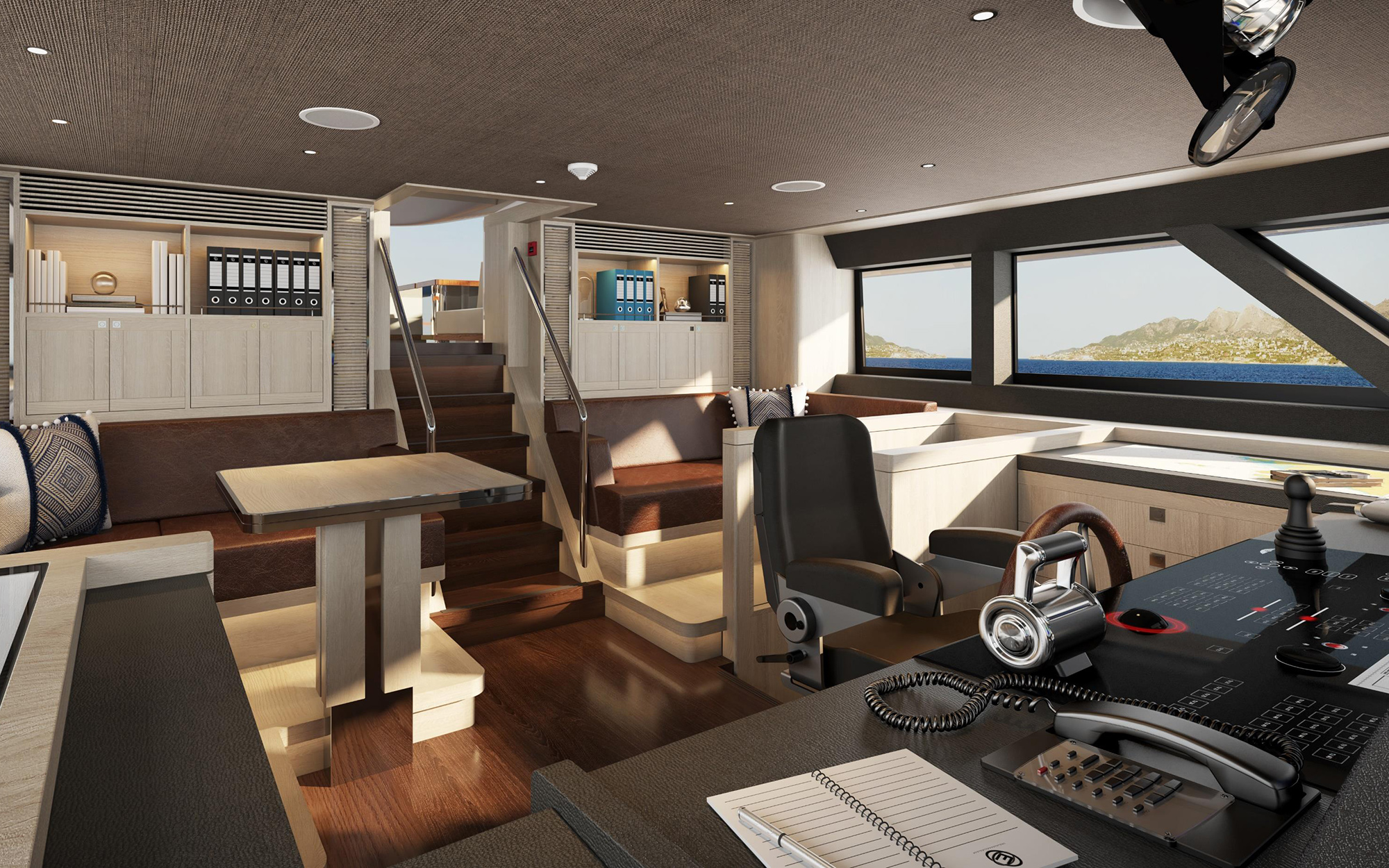 Wheelhouse Image Gallery - Wheelhouse - Luxury yacht ROCK.IT ...